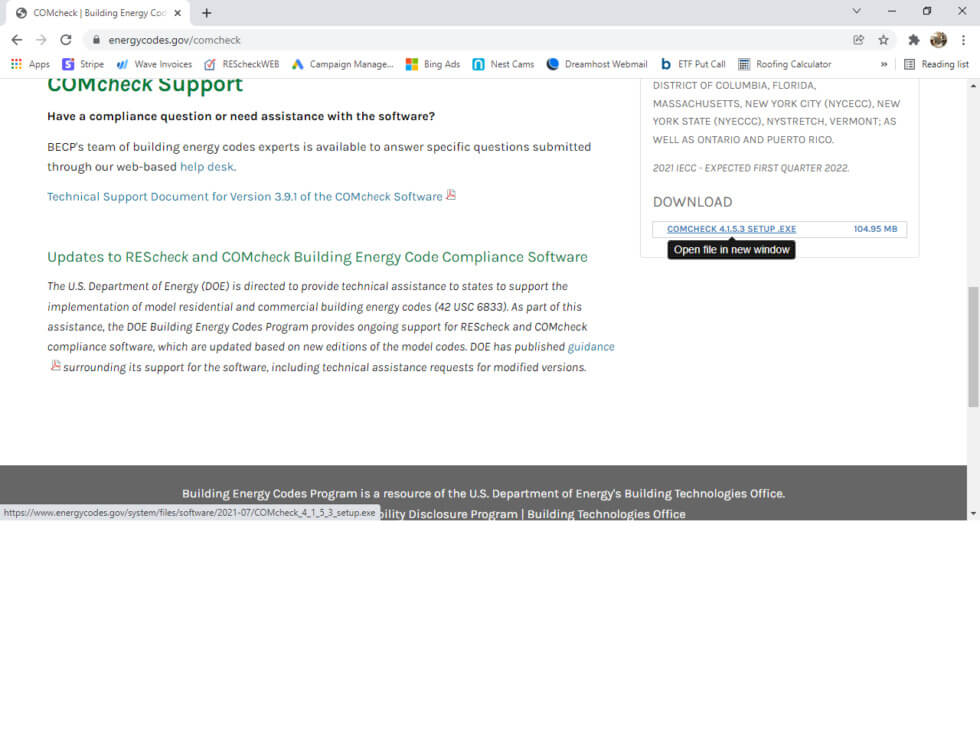 Comcheck Desktop Download | $79 REScheck, Manual J, Manual S. $99 Manual D