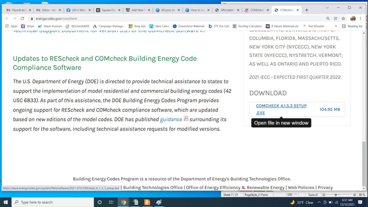 Comcheck Desktop Download | $79 REScheck, Manual J, Manual S. $99 Manual D
