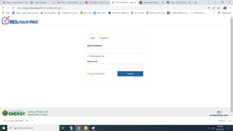 Free Rescheck Web Is Online (Printable PDF) | $79 REScheck, Manual J ...