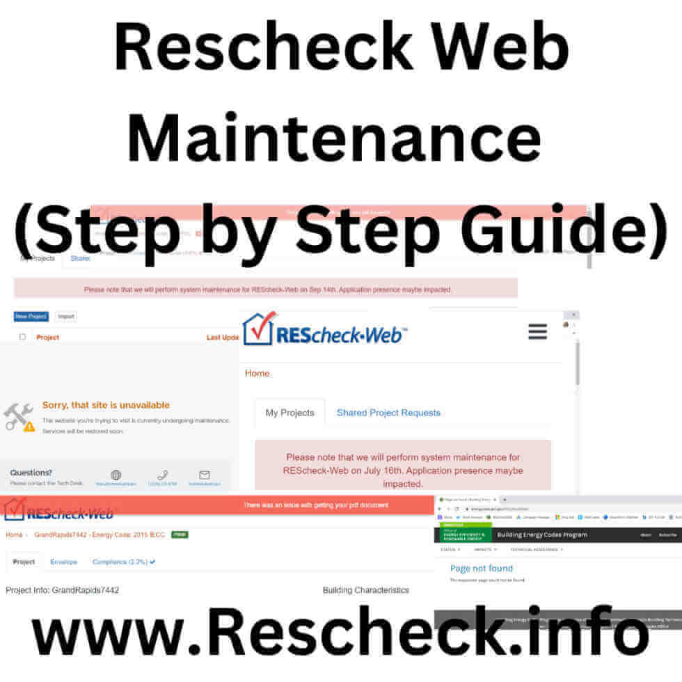 Rescheck Web Maintenance (Step by Step Guide) | $79 REScheck, Manual J ...