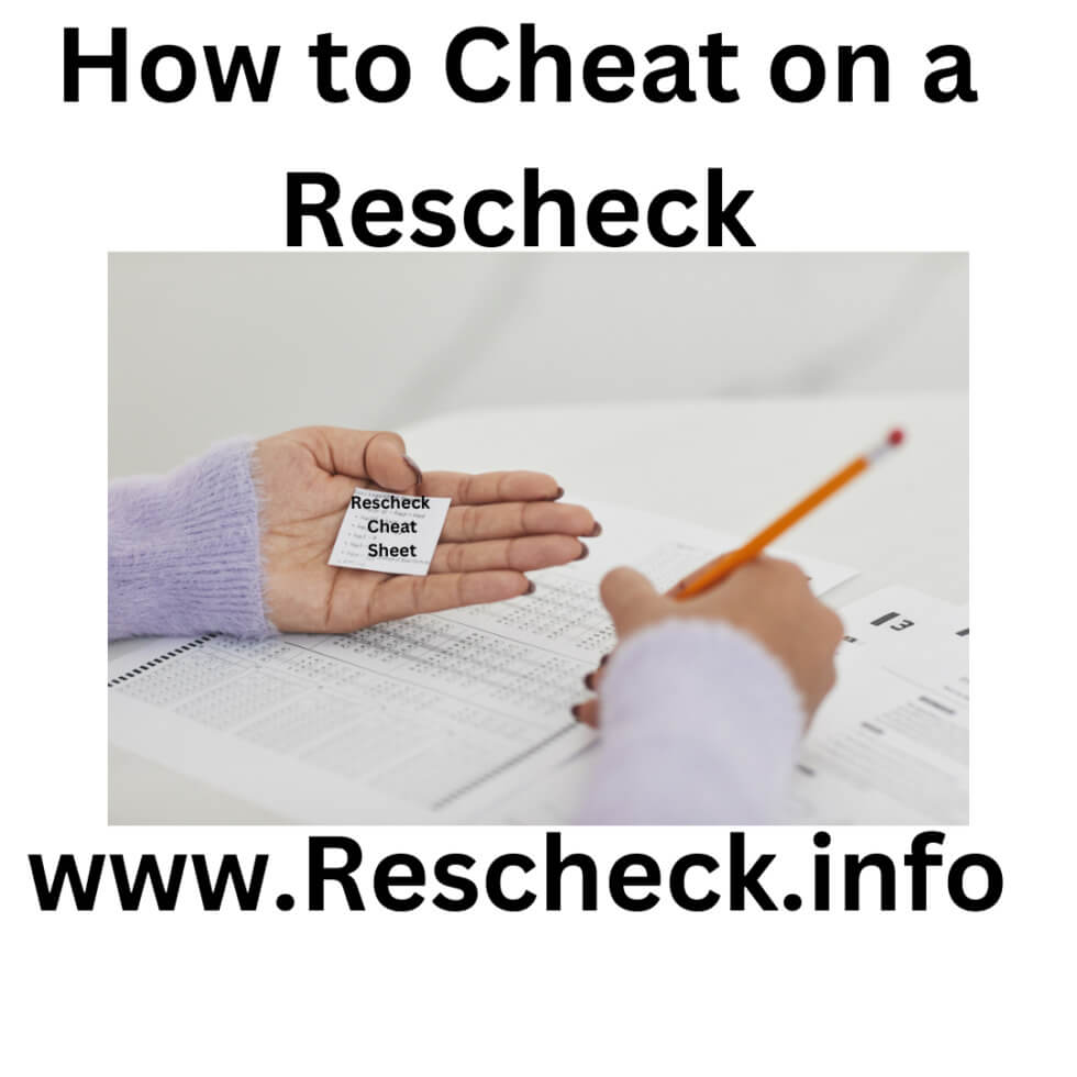 How to Cheat on a Rescheck (Printable PDF) | $79 REScheck, Manual J ...