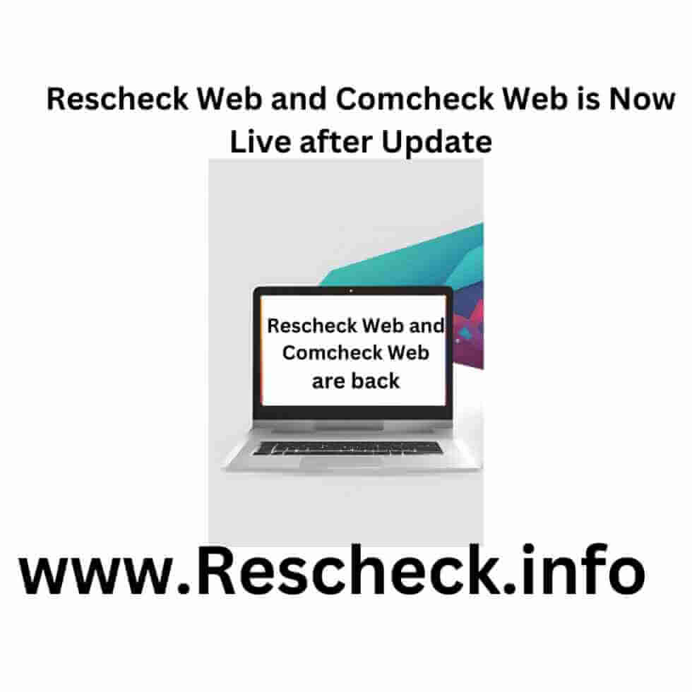 Rescheck Web and Comcheck Web is Now Live after Update | $79 REScheck ...