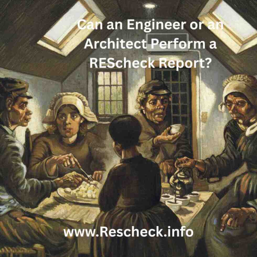 Can an Engineer or an Architect Perform a REScheck Report? | $79 ...